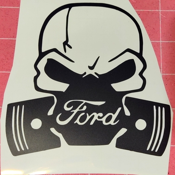 Other | Ford Skull Vinyl Decal | Poshmark